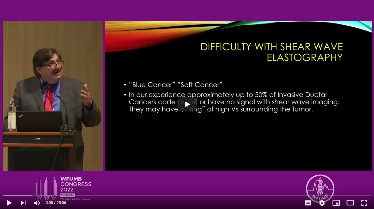 Breast Elastography ~ Richard Barr (USA) – WFUMB