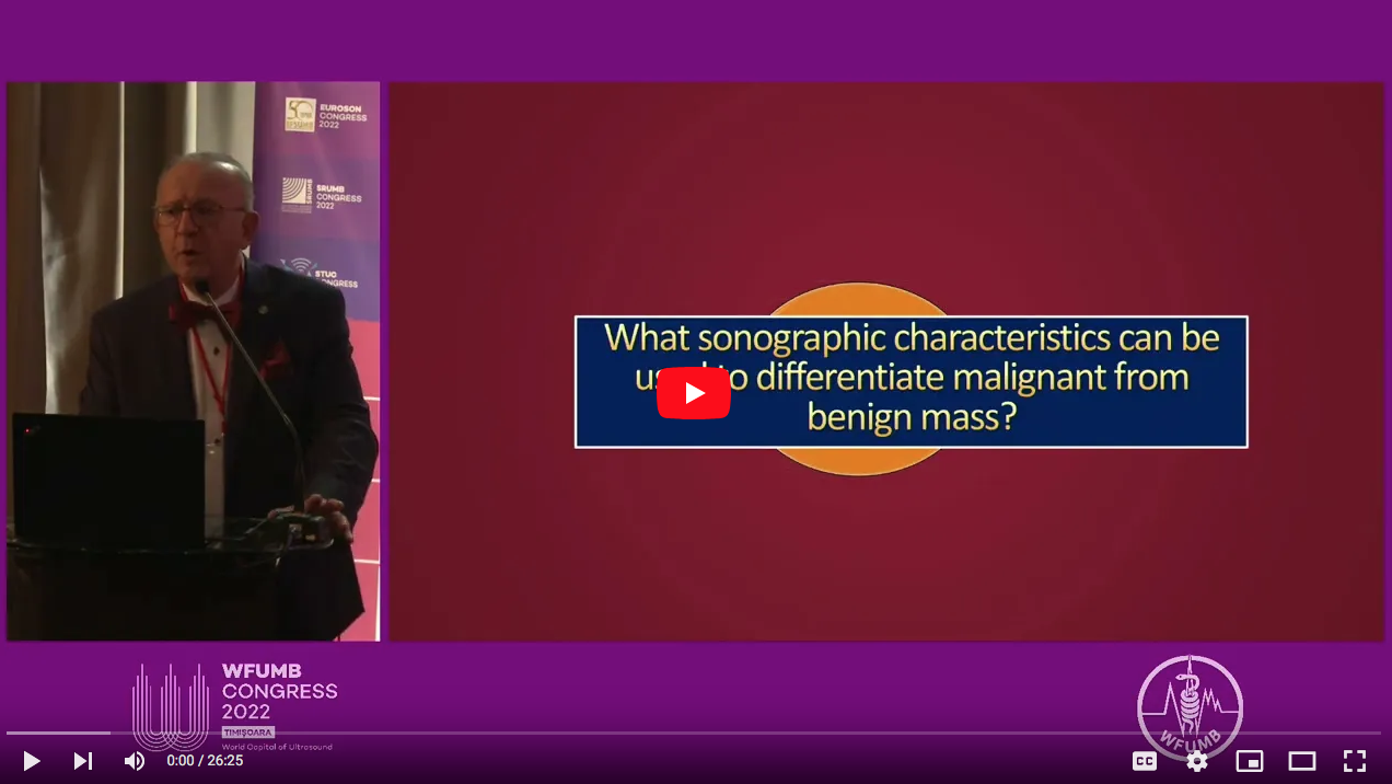 Ultrasound screening for ovarian cancer ~ Jacques Abramowicz (USA) – WFUMB